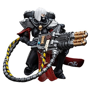 HiPlay JoyToy Warhammer 40K Collectible Figure: Adepta Sororitas Retributor with Heavy Flamer 1:18 Scale Action Figures JT8131 (Heavy Flamer JT8131)