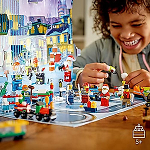 LEGO City Advent Calendar 60303 Building Kit; includes City Play Mat; Best Christmas Toys for Kids; New 2021 (349 Pieces)