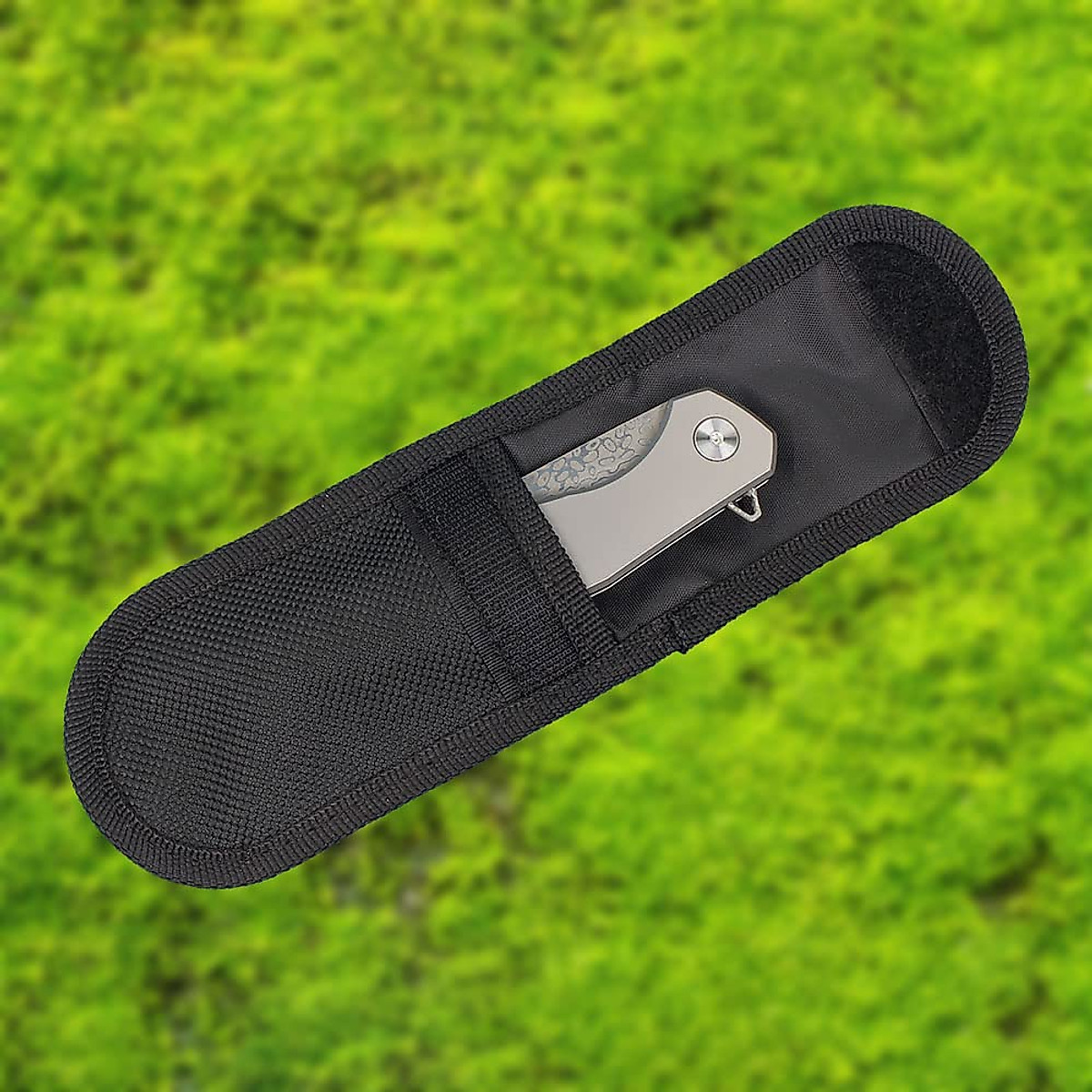 R8318 Flipper Folding Knife 67-Layer VG10 Damascus Steel Blade CNC TC4 Titanium Alloy, Outdoor Camping Hiking Fishing EDC Pocket Folder Knives