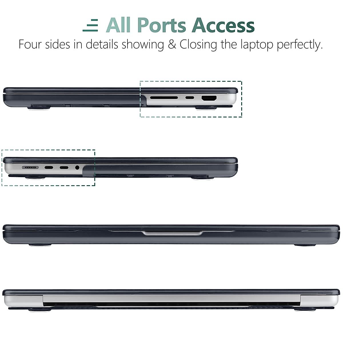 DONGKE for M4 MacBook Pro 16 Inch Case 2024 2023 2021 A3403 A3186 M3 A2991 M2 A2780 M1 A2485 Pro/Max Chip, Plastic Hard Shell Case & Keyboard Cover for Mac Pro 16 with Touch ID, Abstract Mountain