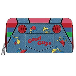 Loungefly Childs Play Chucky Good Guys Doll Cosplay Zip Around Wallet Licensed