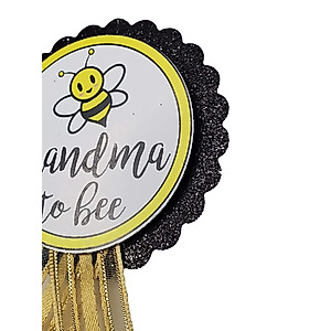 Grandma to Be Pin Baby Shower Bee Badge for Nona to wear Sprinkle Gender Reveal by Amy's Bubbling Boutique