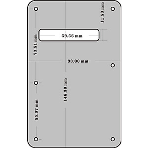 BexGears 11 Hole SSS Electric Guitar Pickguard Backplate with Screws for Guitar Parts (4Ply Aged Pearl)