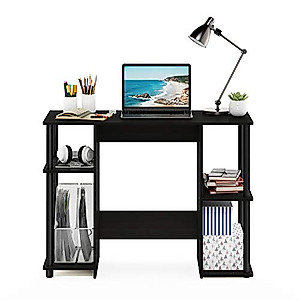 Furinno JAYA Computer Study Desk,Open Storage, Espresso