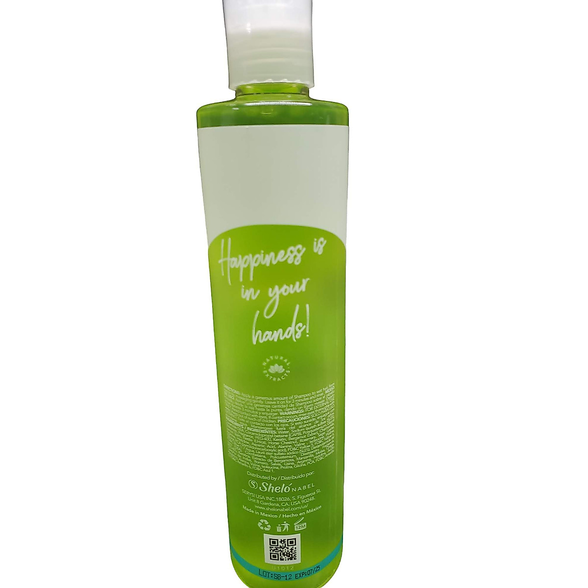 Sheló NABEL Bergamot Shampoo Caida de Cabello Fragil Quebradizo Champu Bergamota