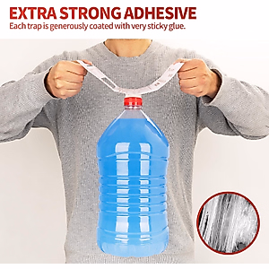 LULUCATCH Spider & Insect Glue Traps,12 Pack Pre-baited Sticky Glue Boards, Foldable Non-Toxic Bulk Spider Cricket Traps, Adhesive Bug Catcher Traps Indoor for Cockroach, Scorpions, Flea, Centipedes