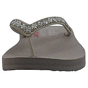 Skechers Women's Meditation-Perfect 10 Thong Sandal Nude 8