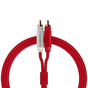 DJ TechTools Chroma Cables Audio 2.0: 2M RCA to RCA (Red)