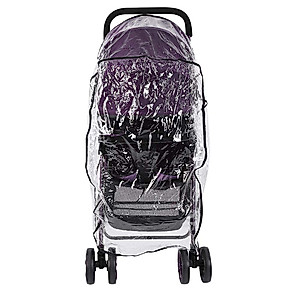 Baby Stroller Rain Cover, Windproof BabyStroller Rain Cover Transparent Pushchair Protection Rain Cover