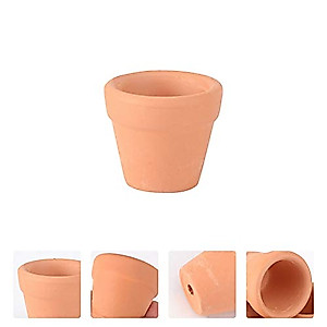 Happyyami 12Pcs Small Terracotta Plant pots Terracotta Clay Pot Miniature Clay Pot Terracotta vase Terracotta Planter Clay Plant Pot Flower Vases Ceramic vases for Flowers Strawberry Desktop