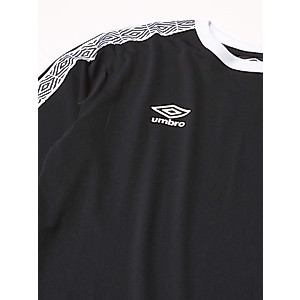 Umbro Diamond Poly L/s, Black Beauty/White, X-Large (18)