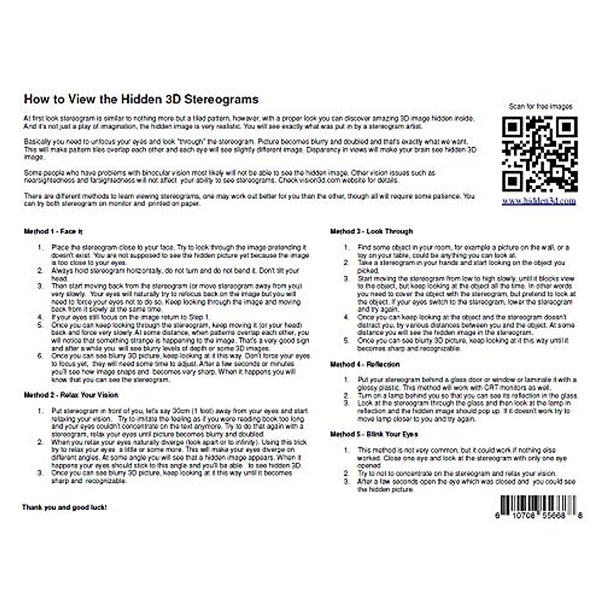 Eight Hidden 3D Stereogram Illusion Posters…