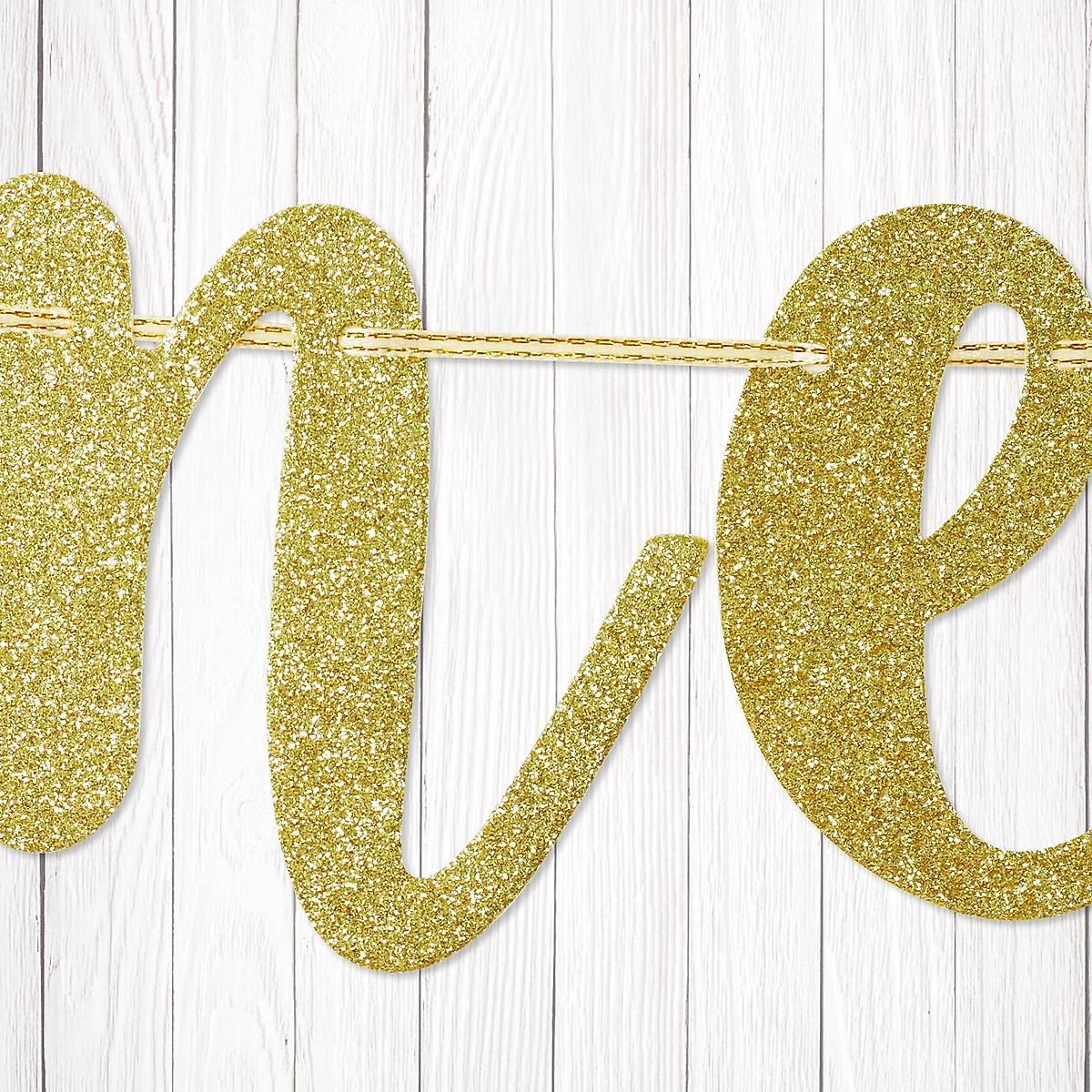 The Beginning Of A New Chapter Banner, Baby Shower, Graduation, Retirement, Farewell, Wedding Decorations, Gold Glitter
