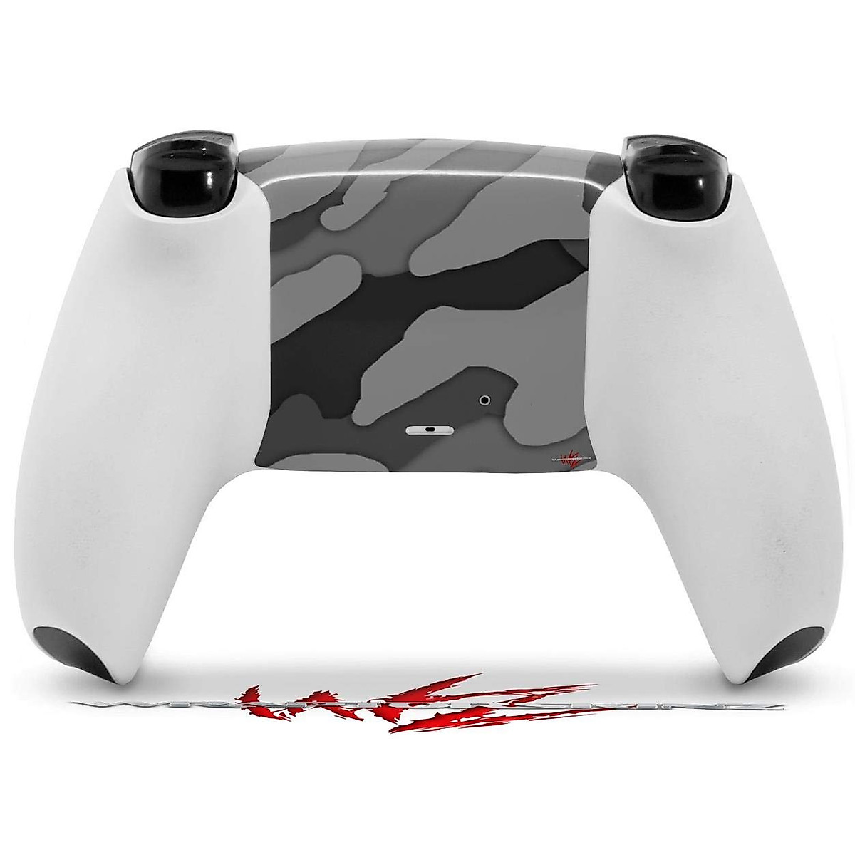 WraptorSkinz Skin Wrap compatible with Sony PS5 DualSense Controller Camouflage Gray (CONTROLLER NOT INCLUDED)