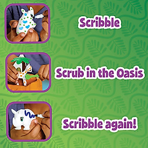 Crayola Scribble Scrubbie Safari Animals Tub Set, Color & Wash Creative Toy, Gift for Kids, Age 3, 4, 5, 6