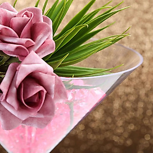 TABLECLOTHSFACTORY Wholesale Plastic Sturdy Centerpiece Martini Cup Stand Wedding Party Event Decoration - SET OF 4