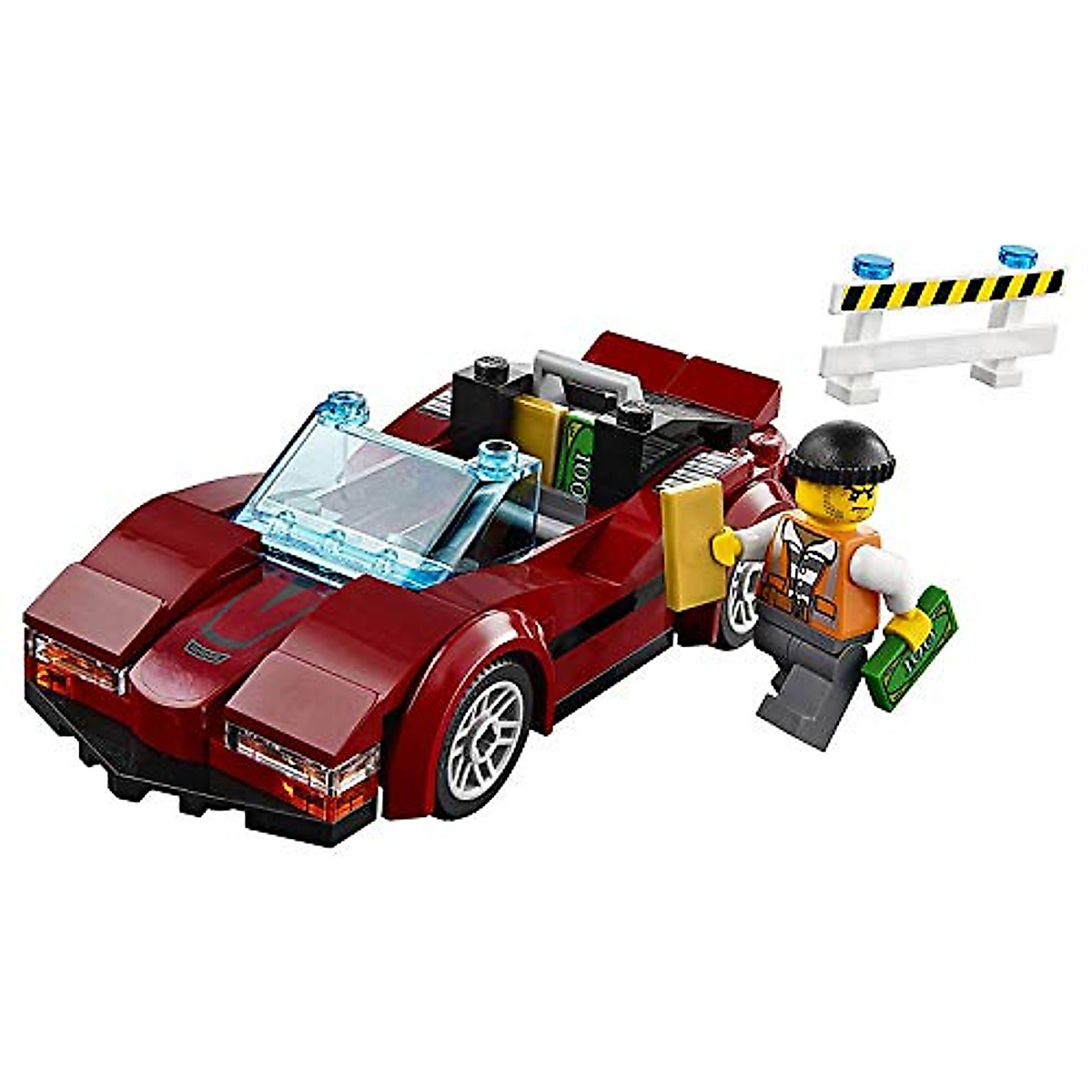 LEGO City Police High-Speed Chase 60138 Building Toy with Cop Car, Police Helicopter, and Getaway Sports Car (294 Pieces)