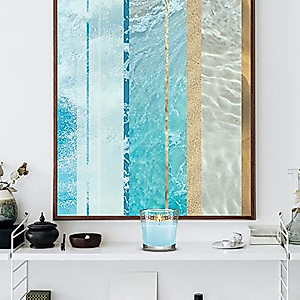 Glade Candle Jar, Air Freshener, Aqua Waves, 3.4 Oz, 2 Count