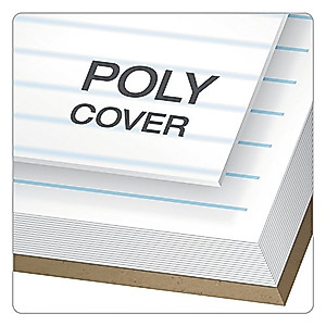 TOPS Docket Gold Steno Book, 6" x 9", Gregg Rule, Clear Poly Cover, 100 Sheets (99708)