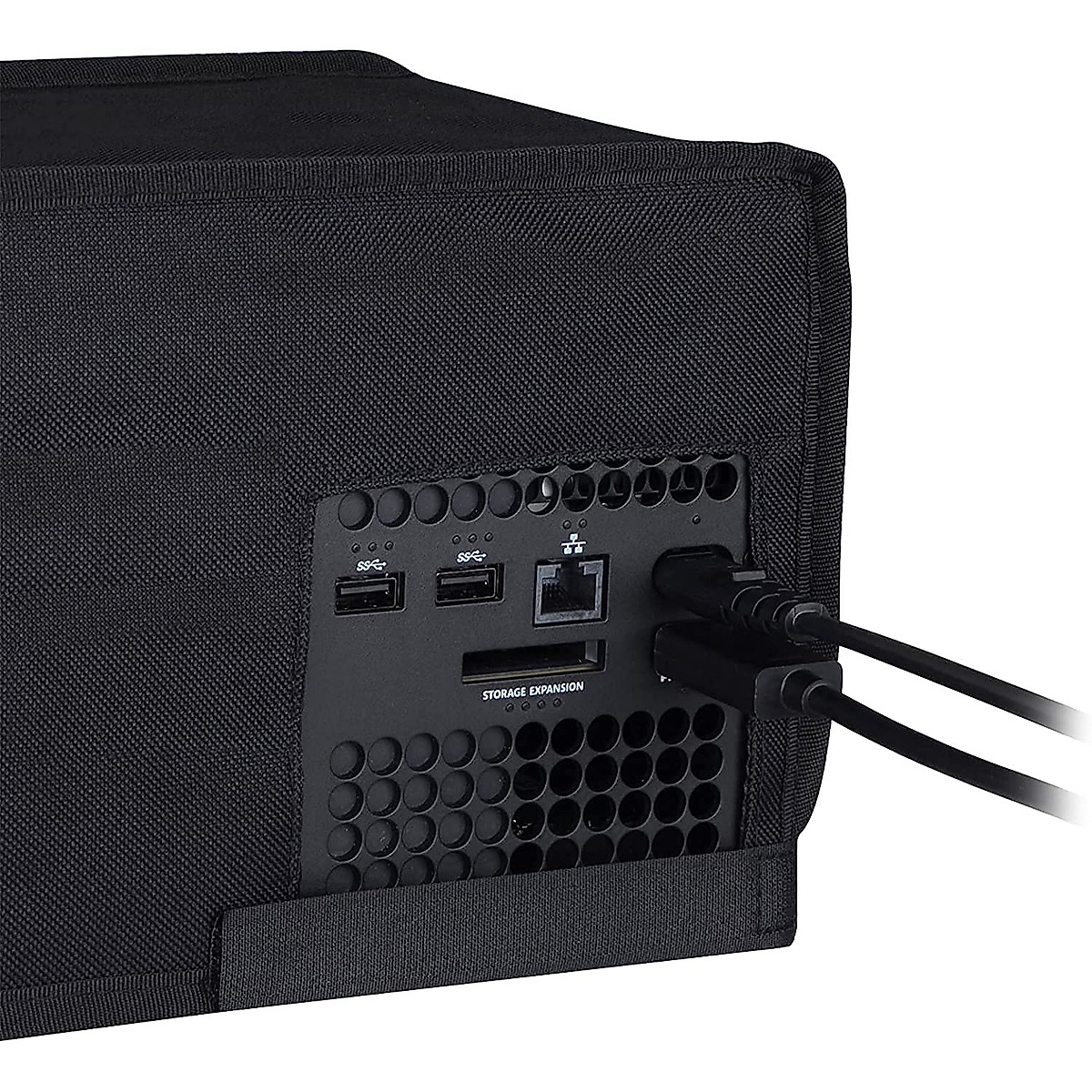 Dust Cover for Xbox Series X Console, Wanty Black Nylon Horizontal Dust Cover Anti Scratch Waterproof Cover Sleeve for Xbox Series X Console