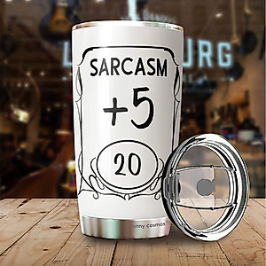 Kozmoz Inspire DnD Gifts - Great Gift For DnD Lovers Dragons - Dungeons Coffee Mugs Sarcasm - D And D Gift For Women, Men, Friends on Birthday, Christmas Gifts - Tumbler 20 oz Gift For D&D Lover
