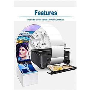 SHDSL Sublimation Ink Cartridges, Empty Refillable Ink Cartridges Compatible for WF-7110 WF-7210 WF-7610 WF-7620 WF-7710 WF-7720 WF-3620 WF-3640 Printers ARC Chip 4Pcs Reusable Ink Cartridges Kit