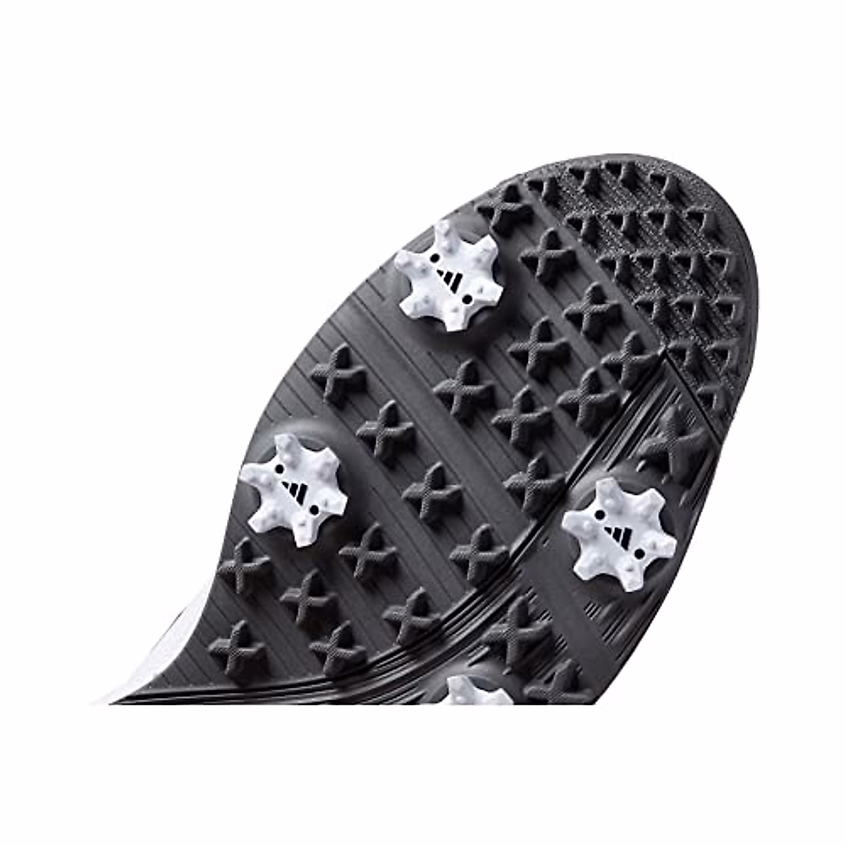 adidas Men's Tech Response 3.0 Golf Shoes, Footwear White/Dark Silver Metallic/Silver Metallic, 12