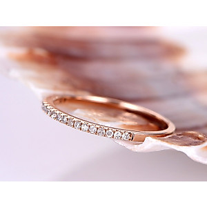 Triangle Morganite Engagement Ring Set,10mm Trillion Stone Halo Diamond 14k Rose Gold Rings Stacking Band