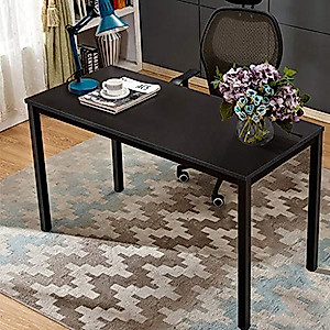 Home Office Computer Table Indoor Office Computer Game Work Study Desk Table Satudent Study Table Desk Modern Style Computer Desk Laptop Study Table Office Desk Workstation for Bedroom (L, One Size)