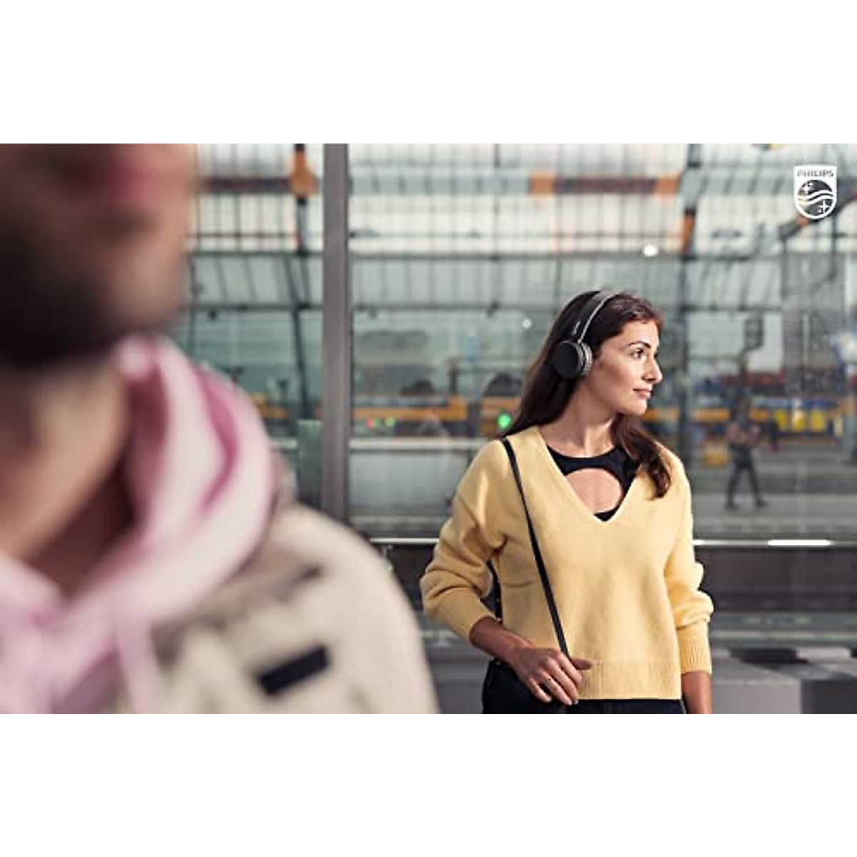 PHILIPS H4205 On-Ear Wireless Headphones with 32mm Drivers and BASS Boost on-Demand, Black