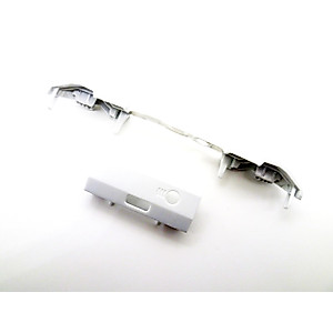 Lb Rb Bumper Button Home Guide Surround Replacement Compatible with Xbox Series S Controller White (2pcs)