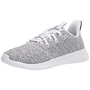 adidas Women's Puremotion Running Shoe, White/Black, 9