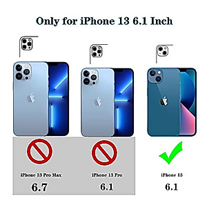 Tzomsze Square iPhone 13 Case, Cute Full Camera Protection & Electroplate Reinforced Corners Shockproof Edge Bumper Case Compatible with iPhone 13 [6.1 inches] -Candy Pink