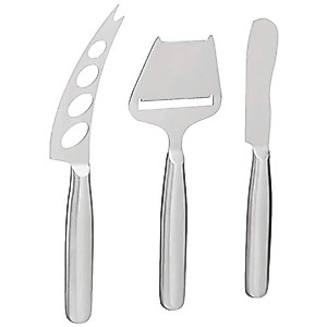 Fox Run Cheese Knife Set, 9.37 x 2.953 x 0.67 inches, Metallic,10690