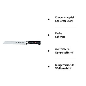 HENCKELS ZWILLING Twin Four Star II Bread Knife, 20cm