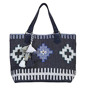 Scully Women's Southwestern Woven Handbag - B307 One Size