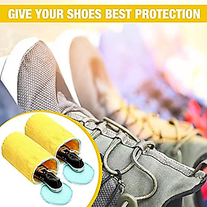8 Pcs Shoes Laundry Bag Adjustable Shoe Trees Washing Machine Bag with Zipper Shoe Cleaner Kit 4 Pair of Shoe Trees for Women Men Canvas