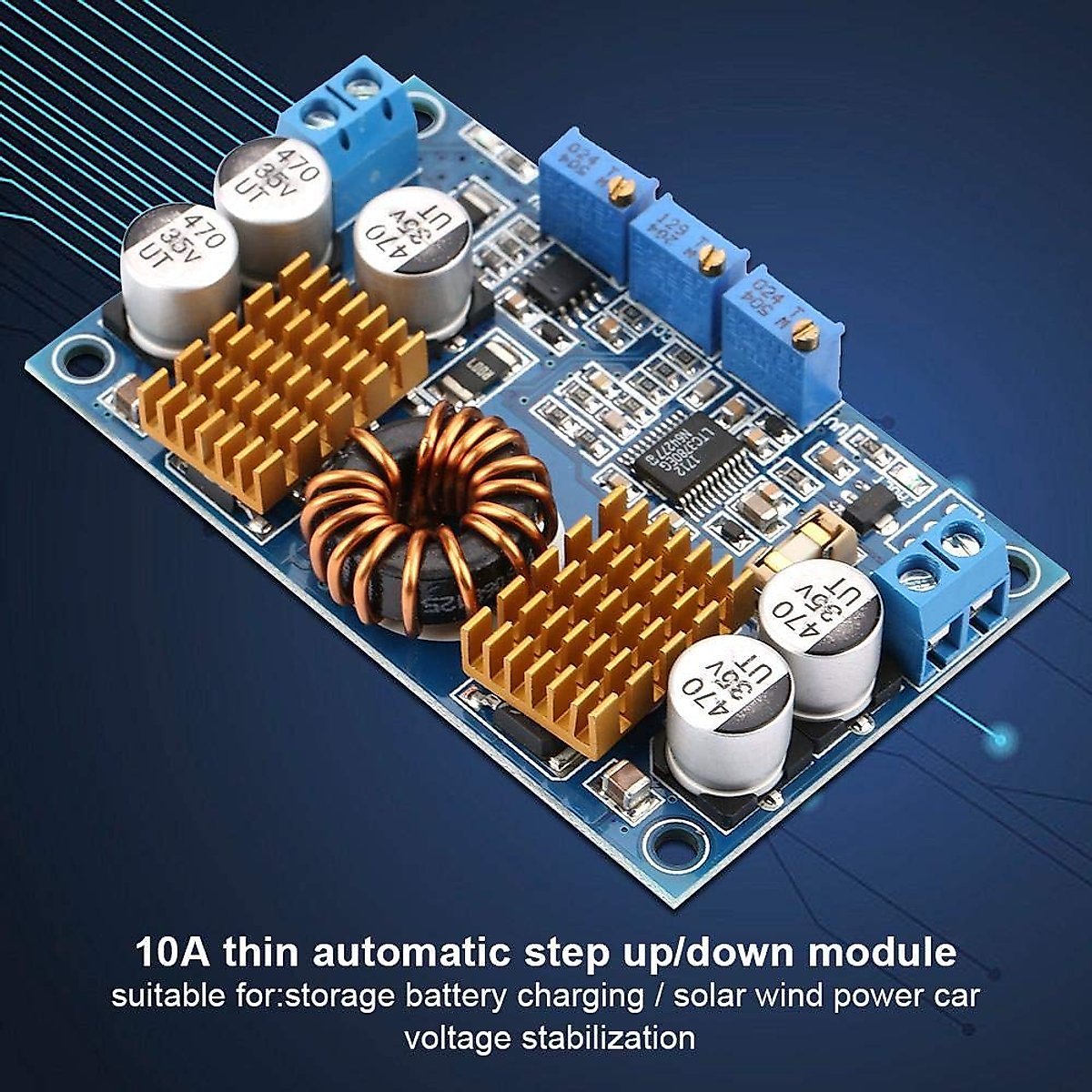 LTC3780 Automatic Step UP/Down Converter, DC to DC 5-32V to 1V-30V Boost/Buck CC CV Power Module