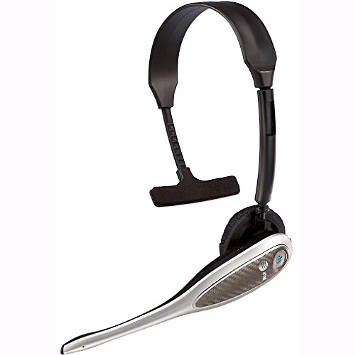 AT&T TL7912 DECT 6.0 Cordless Headset with Softphone Call Manager and Handset Lifter, Silver, Silver/gold