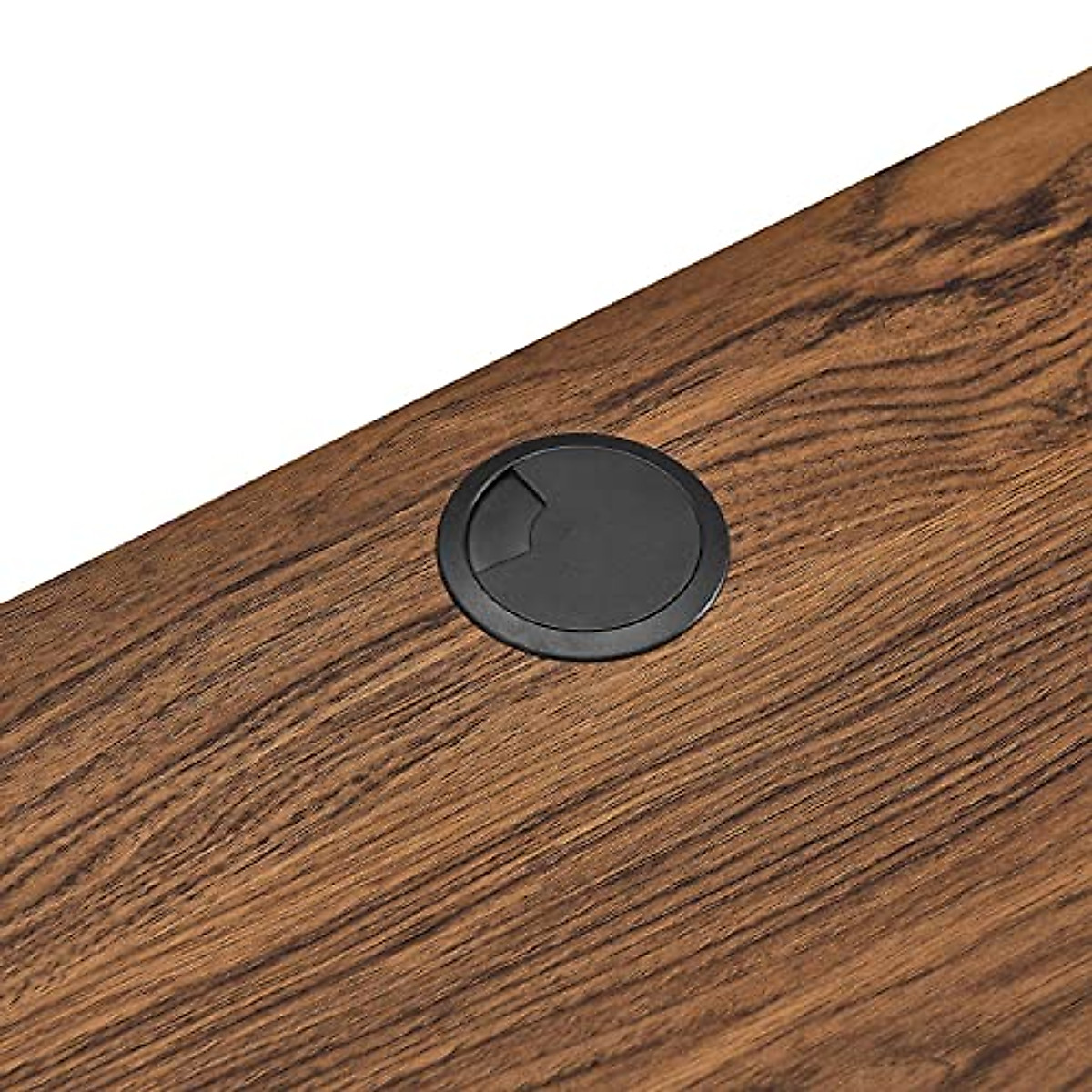 Modway Render 60" Mid-Century Modern Wall-Mount Office Desk in Walnut