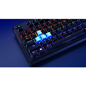 Acer Predator Aethon 301 TKL Gaming Keyboard - Gateron Blue Switches | 6 Zone Backlit LED Color Keys | 7 Level Brightness | 8 Preset Lighting Modes