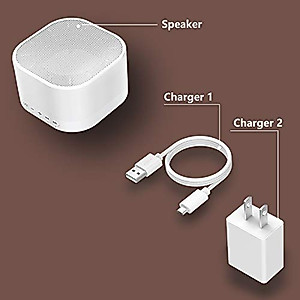 Magicteam Sound Machines White Noise Machine with 20 Non Looping Natural Soothing Sounds and Memory Function 32 Levels of Volume Powered by AC or USB and Sleep Sound Timer Therapy for Baby Kids Adults