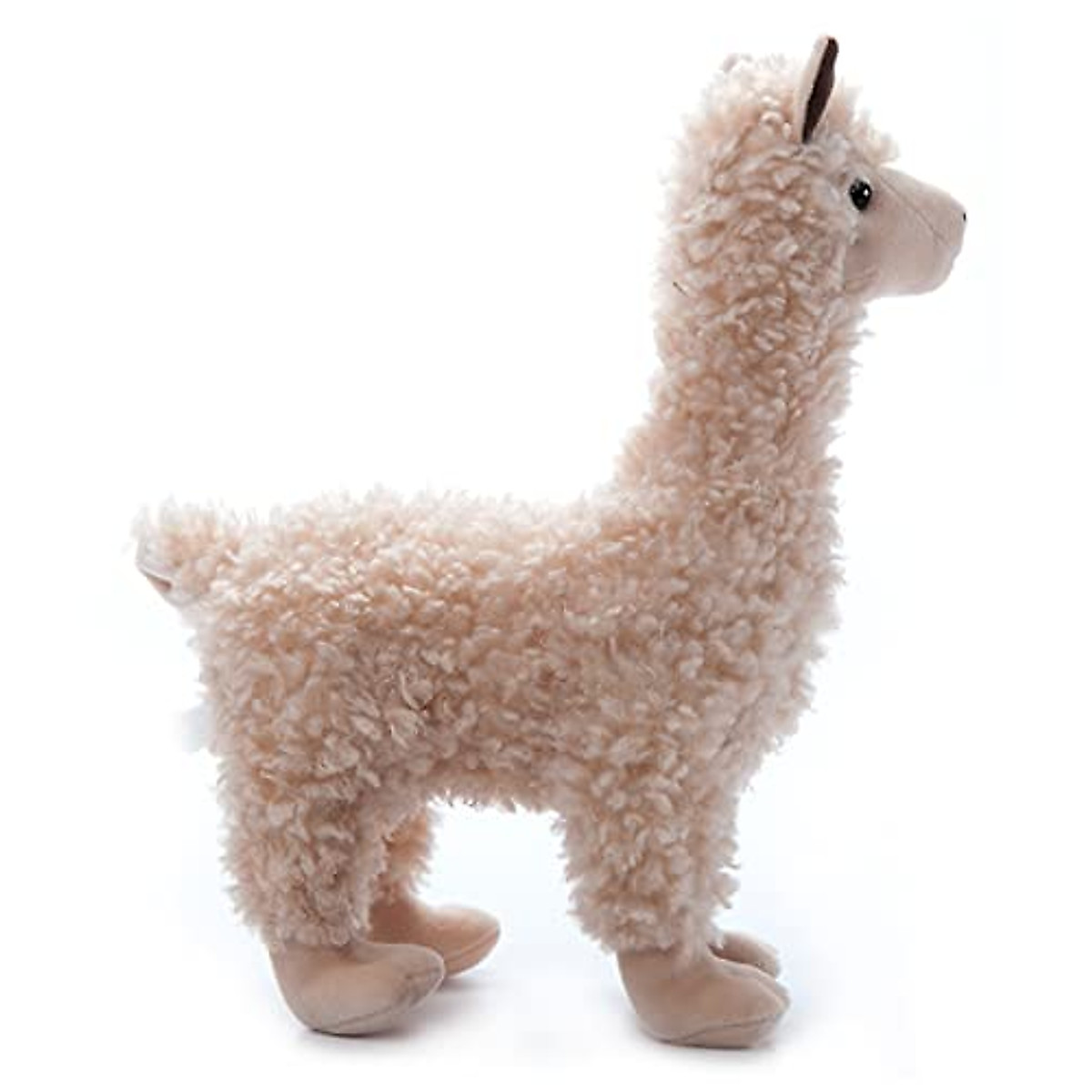 The Petting Zoo Alpaca Stuffed Animal Plushie, Gifts for Kids, Wild Onez Zoo Animals, Alpaca Plush Toy 14 inches