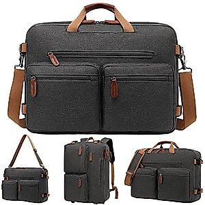 MOLNIA Laptop Backpack, 3 in 1 Laptop Backpack, 17.3 inch Computer Backpack, Multi-functional Laptop Bag, Business Casual Travel College Men/Women, Dark Grey