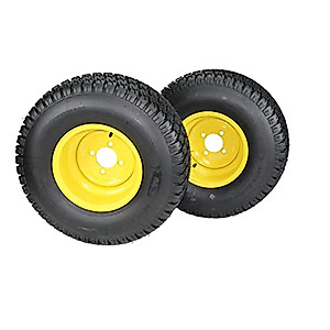 22x9.50-10 Tires & Wheels 4 Ply for Lawn & Garden Mower Turf Tires (Set of 2)