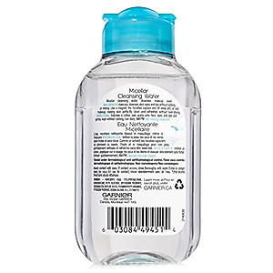 Garnier SkinActive Micellar Cleansing Water, For Waterproof Makeup, 3.4 Fl Oz
