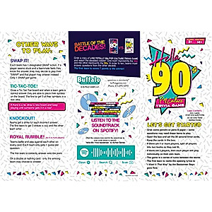 Buffalo Games Hella 90's - Pop Culture Trivia Game Brown