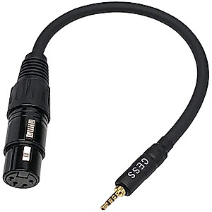 CNCESS CESS-227 Balanced 2.5mm TRRS to 4-Pin XLR Adapter Cable for Headphone