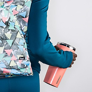 Corkcicle Classic Triple Insulated Coffee Mug with Lid, North Shore, 24 oz – Stainless Steel Travel Tumbler Keeps Beverages Cold 9+hrs, Hot 3hrs – Cupholder Friendly Travel Coffee Tumbler