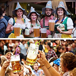 VOKOY 20pcs Crazy Loop Straws, Colorful Reusable Drinking Straws Funny Straws for Kids, Birthday Party, Parties, Carnivals